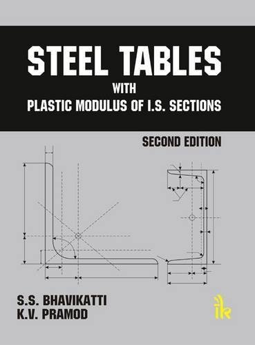 Steel Tables With Plastic Modulus of I.S. Sections by S.S. Bhavikatti ...