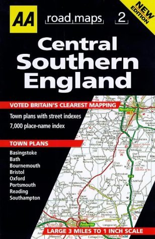 AA Road Map Britain: Central Southern England (2) by AA Publishing ...