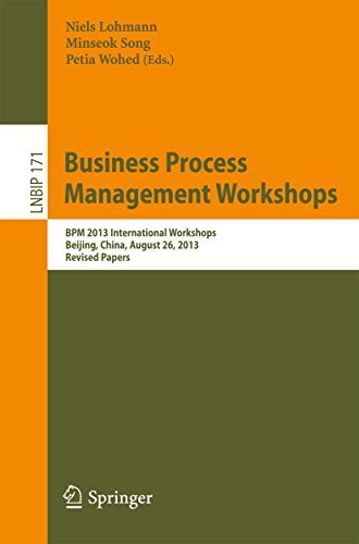 Business Process Management Workshops: BPM 2013 International Workshops ...
