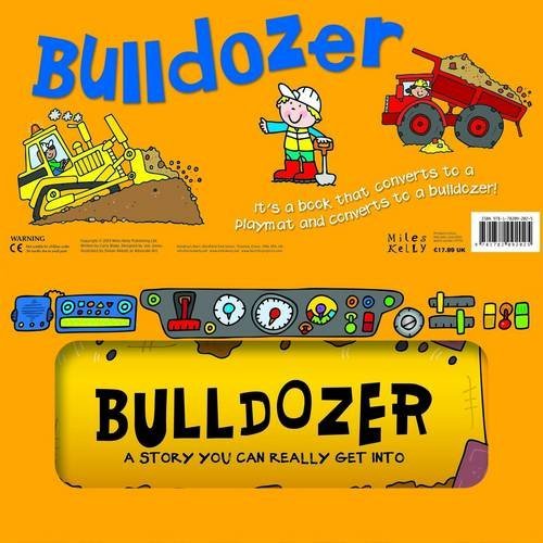 Convertible Bulldozer-Innovative, 3-in-1 Convertible Storybook, Playmat ...