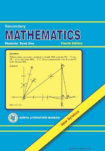 KLB Mathematics: SHS; Form 1 by Kenya Literature Bureau | Goodreads