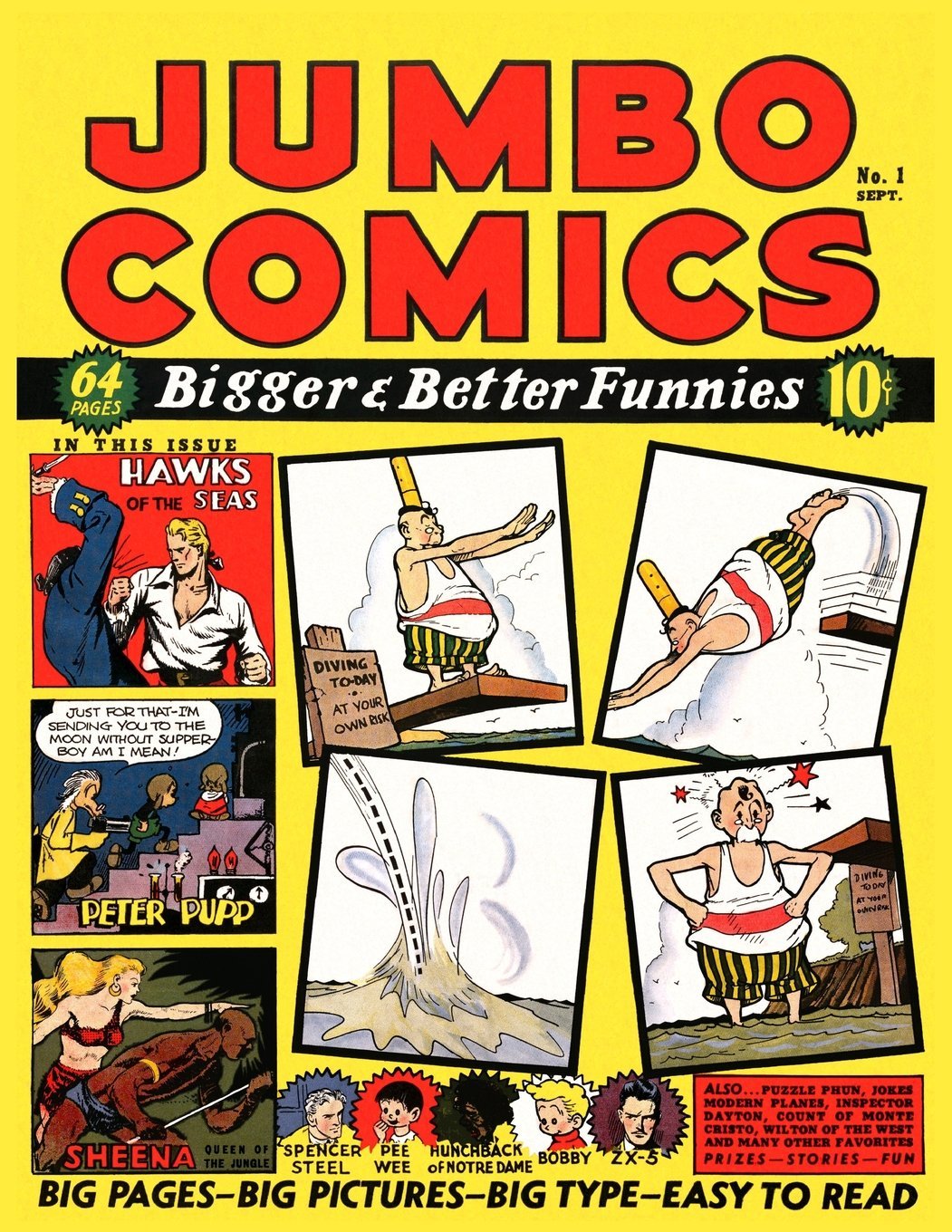 Jumbo Comics 1 by Fiction House | Goodreads