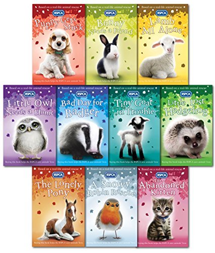 RSPCA Animal Rescue Pets 10 Children's Books Collection Set by Jill ...