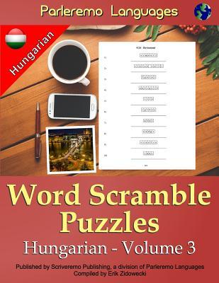 Parleremo Languages Word Scramble Puzzles Hungarian - Volume 3 by Erik ...