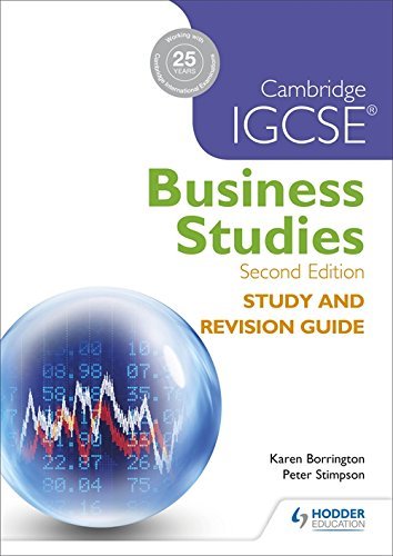 Cambridge IGCSE Business Studies: Study and Revision Guide by Karen ...