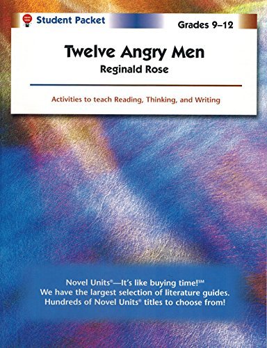 Twelve Angry Men - Student Packet by Novel Units by Reginald Rose ...