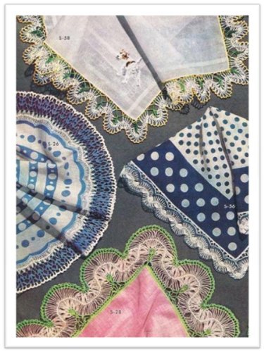 #1094 HANKIE PANKIE VINTAGE CROCHET PATTERN by Princess of Patterns ...