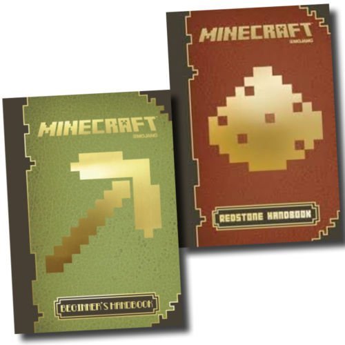 Minecraft 2 Handbooks Collection set Mojang Book (Beginner's and ...