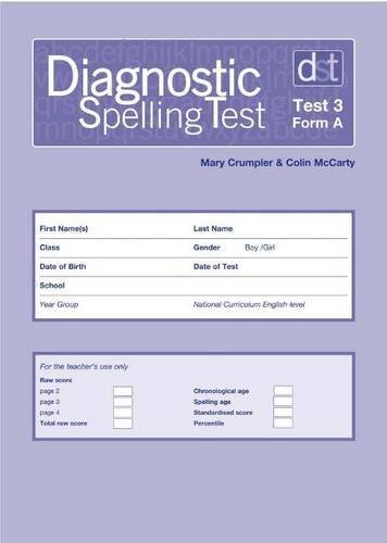 Diagnostic Spelling Tests by Mary Crumpler | Goodreads