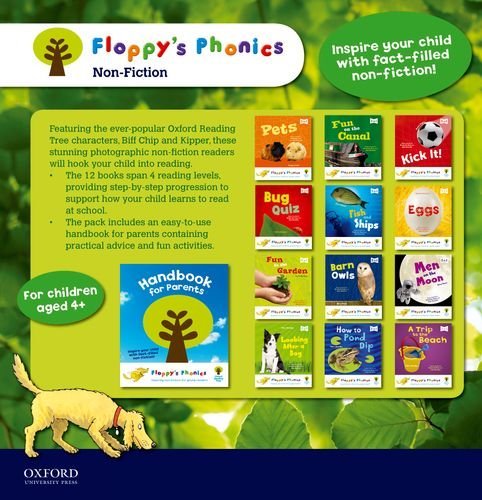 Floppy's Phonics Non-Fiction 13 Books set With Handbook For Parents ...