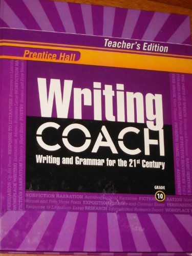 Prentice Hall Writing Coach: Writing and Grammar for the 21st Century ...