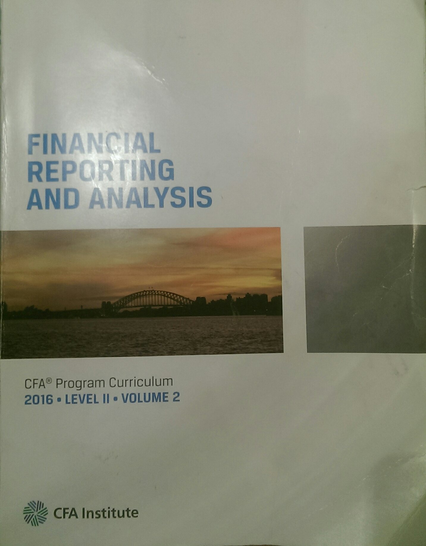 Financial Reporting and Analysis - CFA Program Curriculum 2016 - Level ...