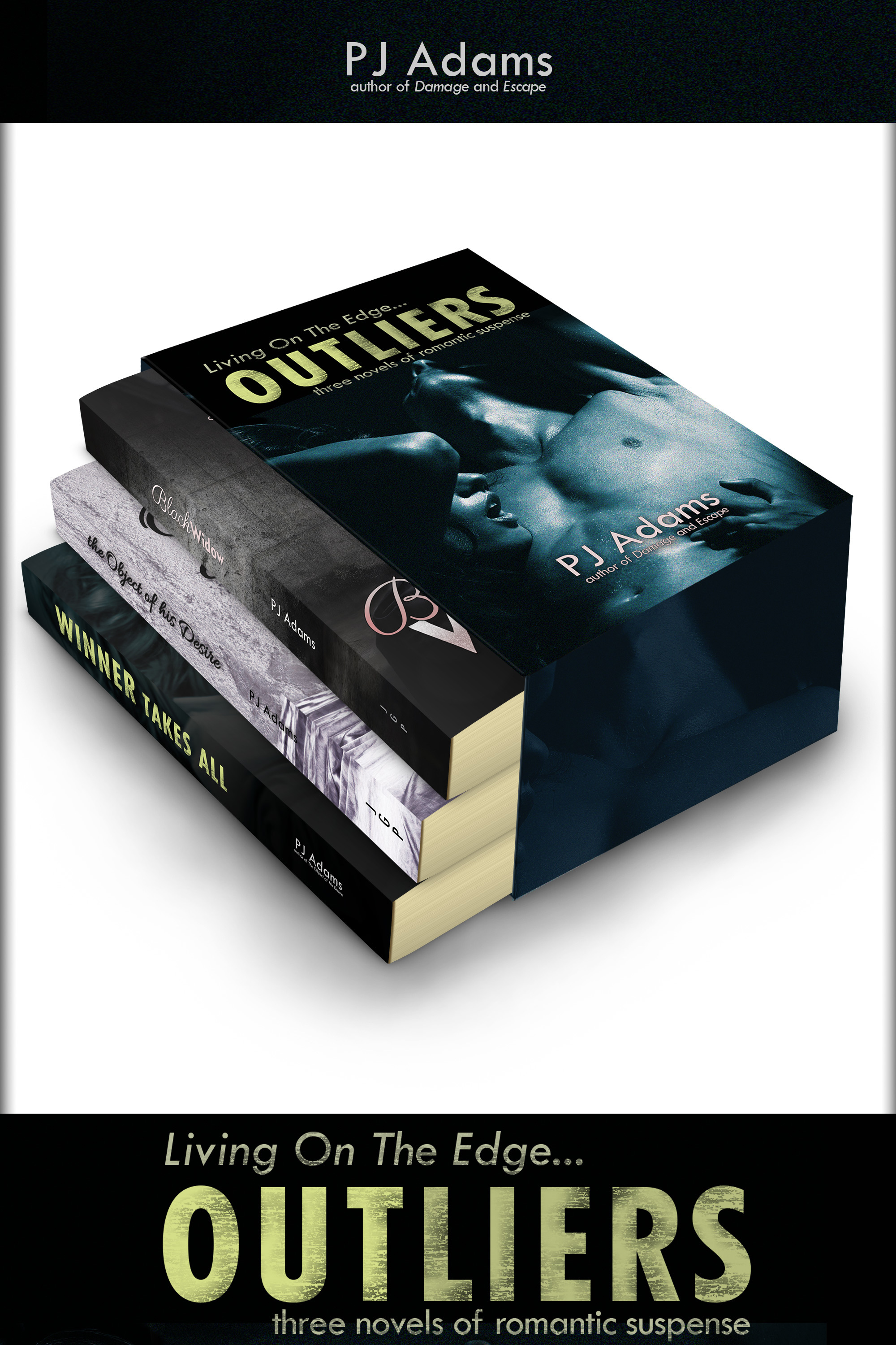 Outliers: three novels of romantic suspense by P.J. Adams | Goodreads