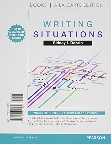 Writing Situations [with MyWritingLab & eText Access Code] by Sidney I ...