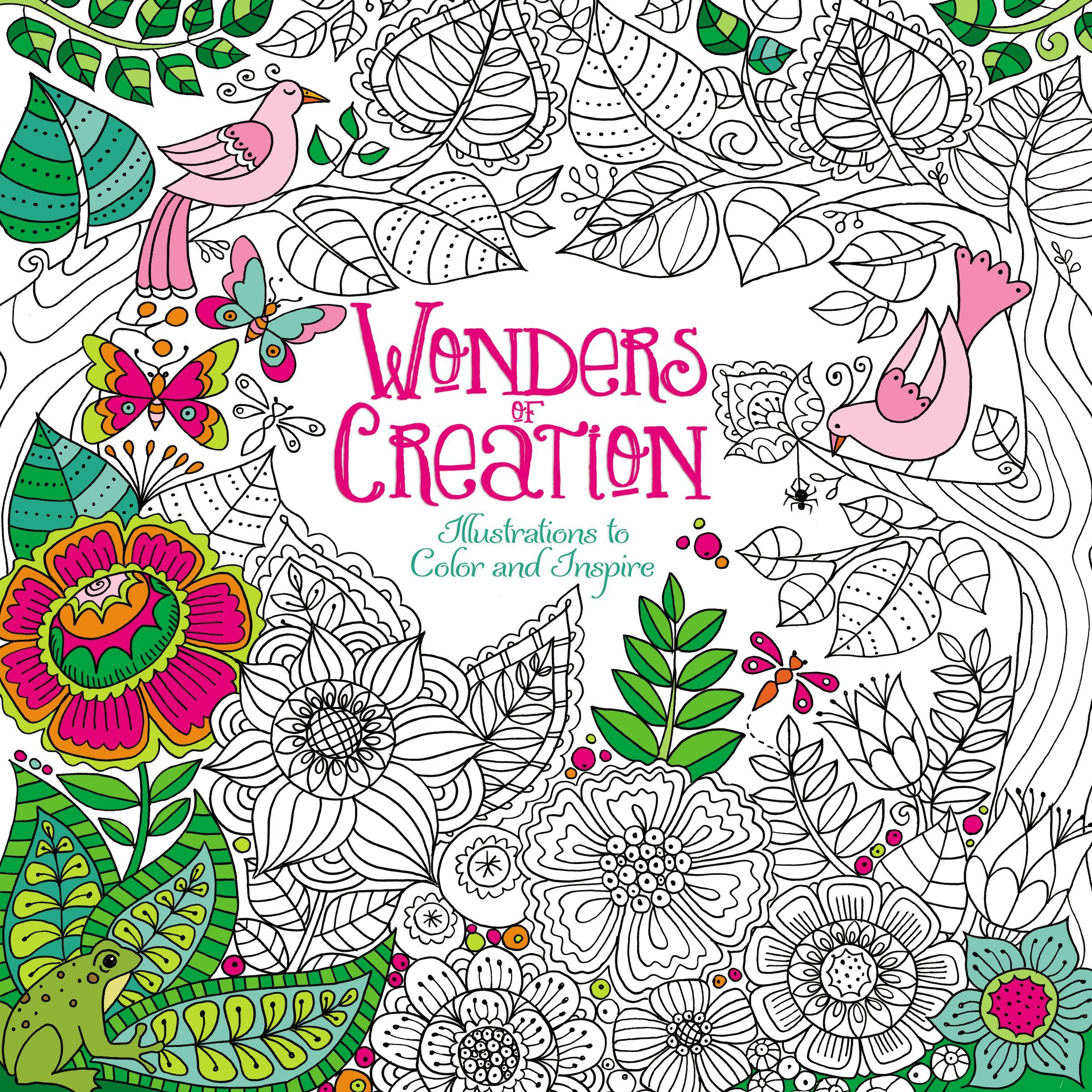 Wonders of Creation Coloring Book: Illustrations to Color and Inspire ...