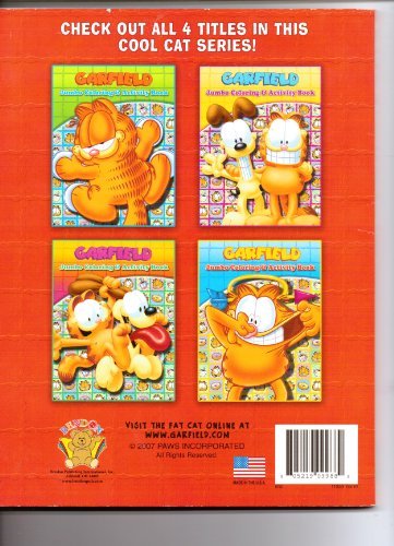 Garfield Jumbo Coloring & Activity Book by Bendon Publishing | Goodreads