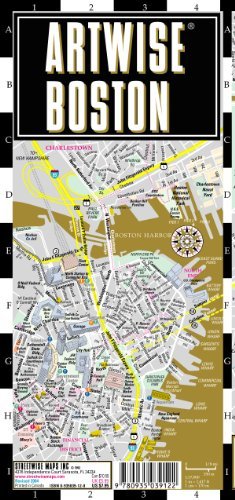 Artwise Boston Museum Map - Laminated Museum Map of Boston ...