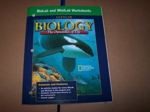BioLab and MiniLab Worksheets for Biology: The Dynamics of Life by ...