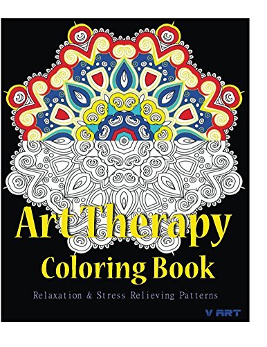 Art Therapy Coloring Book: Adult Coloring Book : Stress Relieving ...