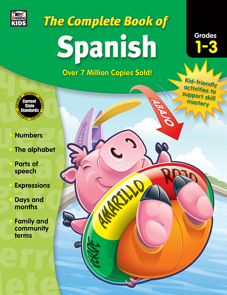 Complete Book of Spanish Workbook for Kids, Grades 1-3 Spanish Learning ...