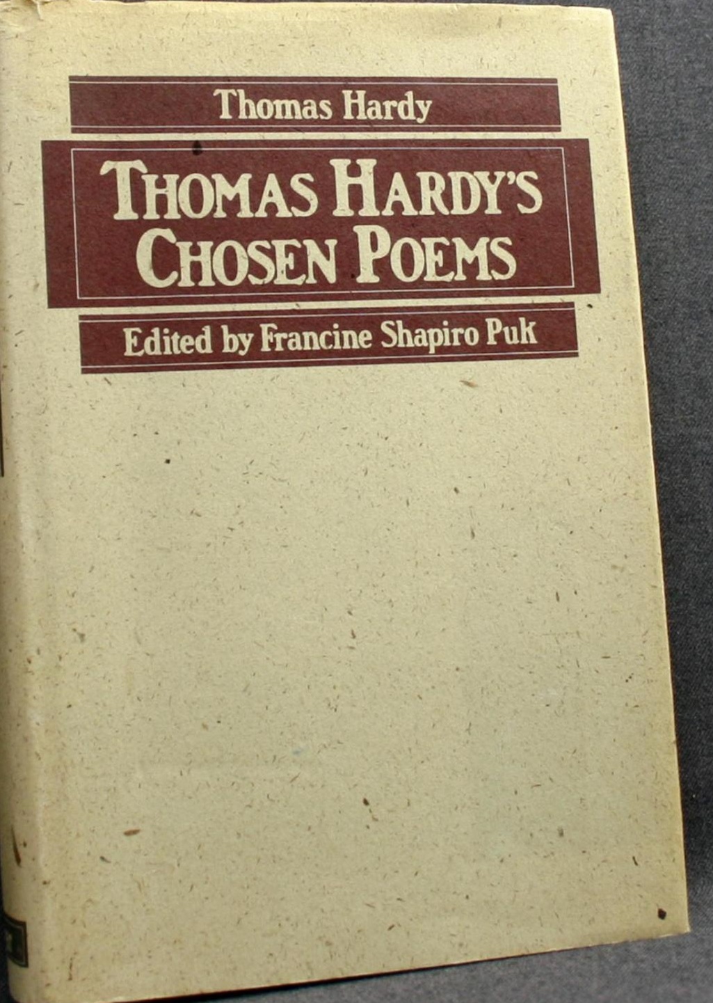 Thomas Hardy's Chosen poems by Thomas Hardy | Goodreads