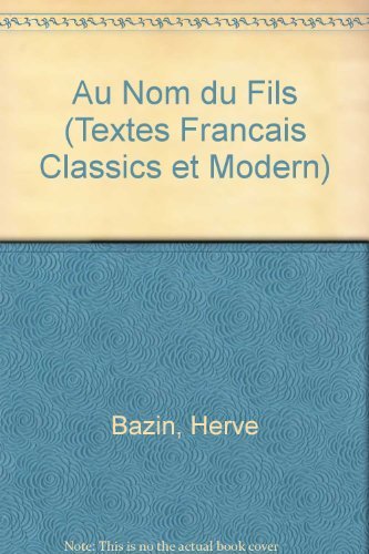 Au Nom du Fils by Mrs Norma Perry | Goodreads