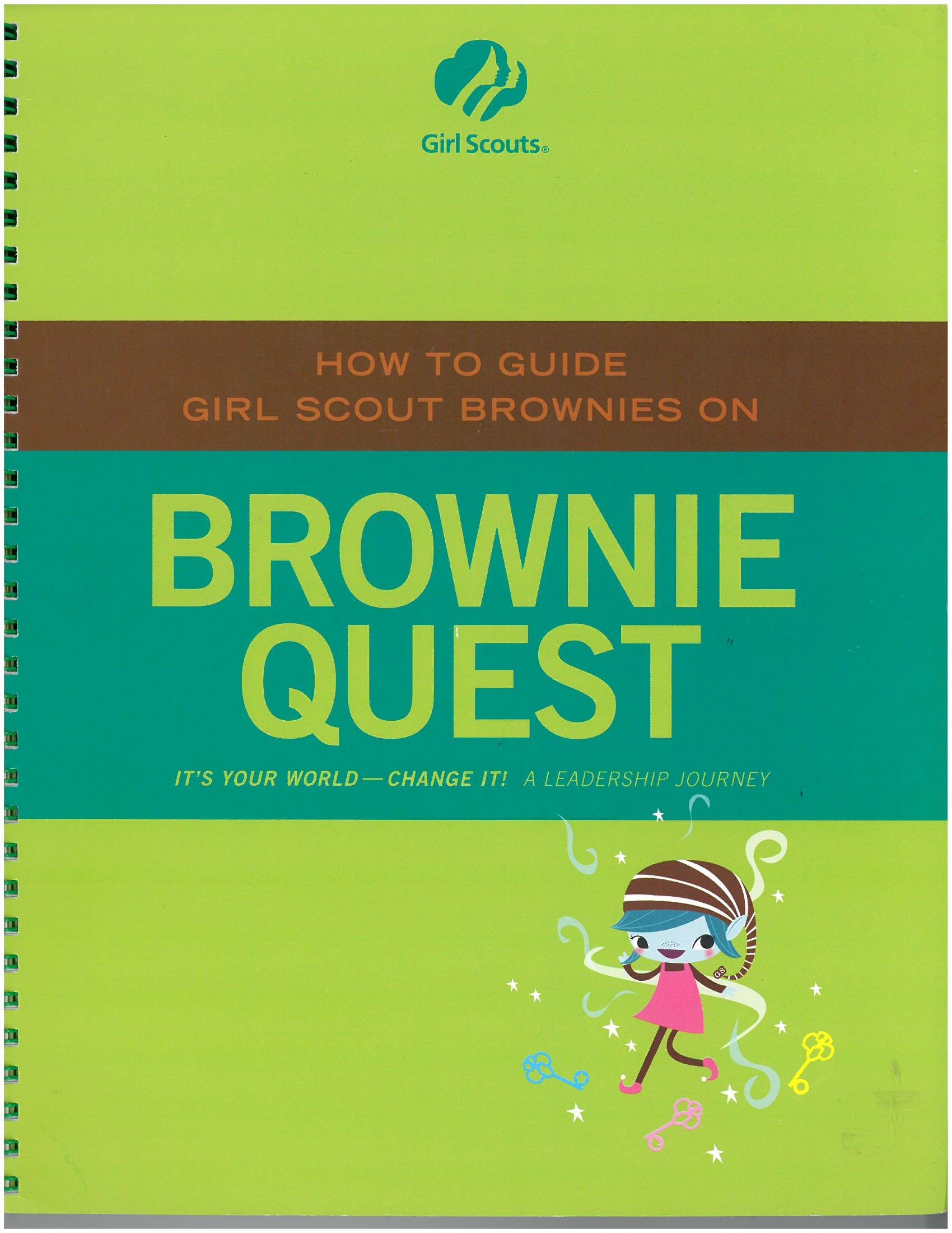 HOW TO GUIDE GIRL SCOUT BROWNIES ON BROWNIE QUEST [Spiral-bound] by ...