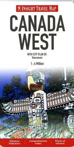 Canada West Insight Travel Map by GeoGraphic | Goodreads