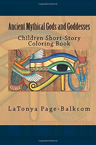 ANCIENT MYTHICAL GODS AND GODDESSES/Children Short-Story Coloring Book ...