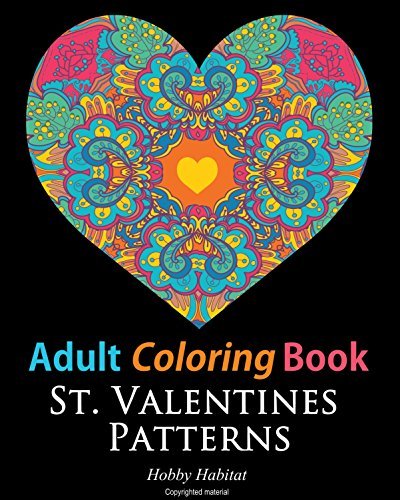 Adult Coloring Books: St.Valentines Sample Patterns: 33 Beautiful ...