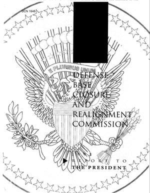 Defense Base Closure and Realignment Commission: 1995 Report to the ...