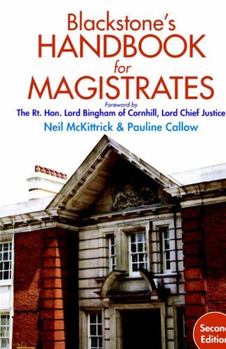 Blackstone's Handbook for Magistrates by Neil McKittrick | Goodreads