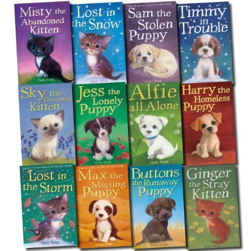 Holly Webb Animal Stories Collection Puppy & kitten 12 Books Set by ...