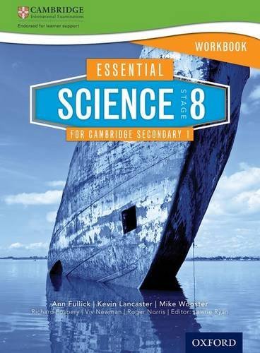 Essential Science for Cambridge Secondary 1- Stage 8 Workbook by Kevin ...