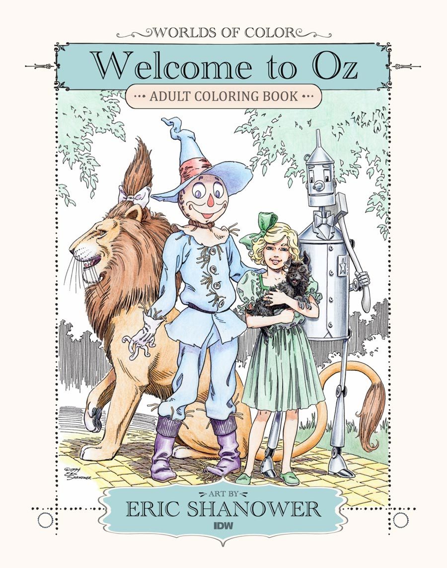 Worlds of Color: Welcome to Oz Adult Coloring Book by Eric Shanower ...