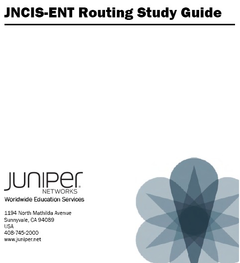 JNCIS-ENT - Routing - Study Guide (JNCIS-ENT, #1) by Juniper Networks | Goodreads