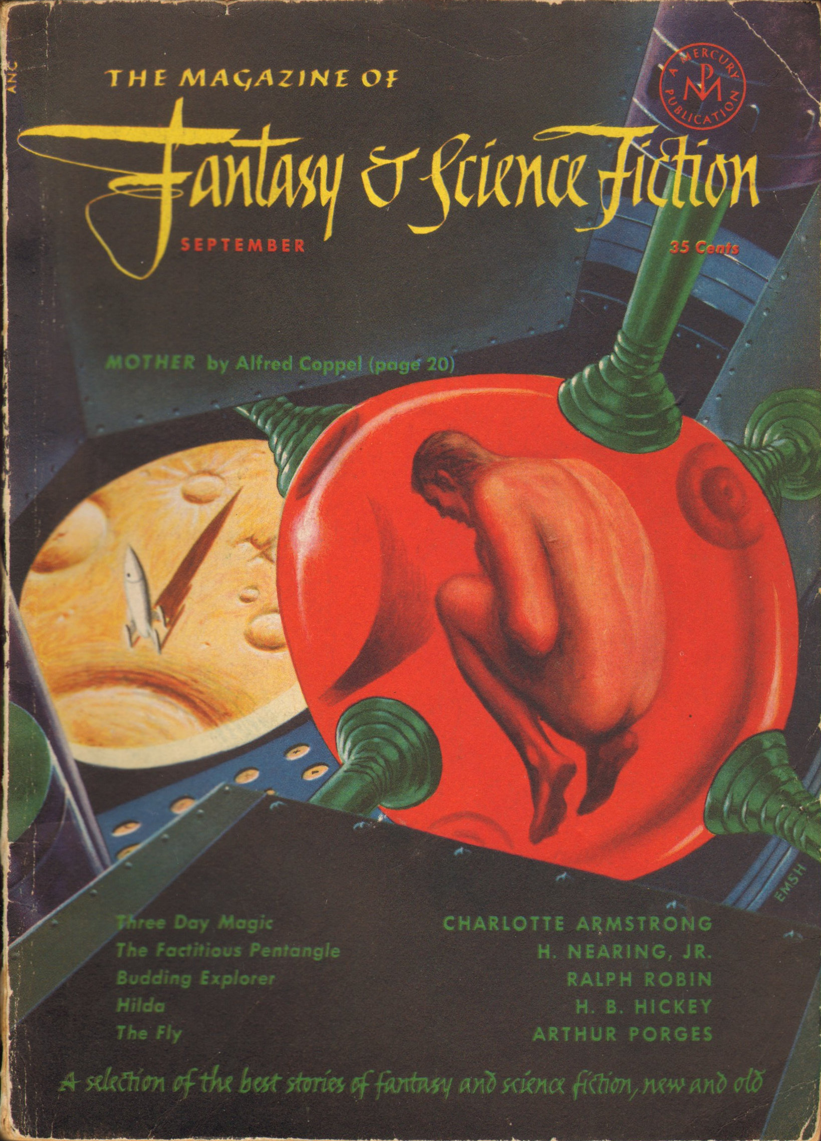 The Magazine of Fantasy & Science Fiction, September 1952 by Anthony ...