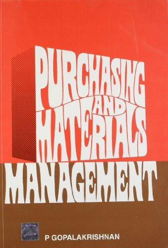 Purchasing and Materials Management by gopalakrishnan | Goodreads