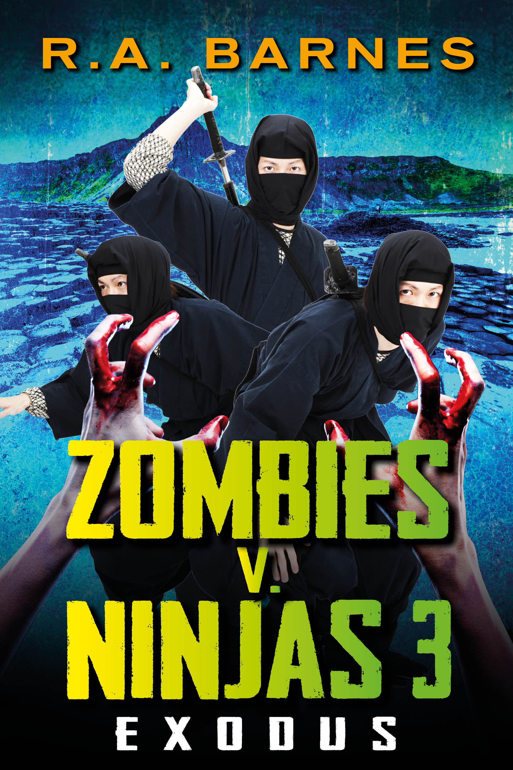 Zombies v Ninjas 3: Exodus (Zombies v. Ninjas #3) by R.A. Barnes ...