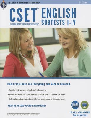 CSET English Subtests I-IV Book + Online by John Allen | Goodreads