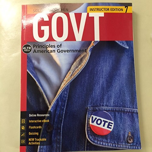 Govt: Principles of American Government by Sidlow | Goodreads