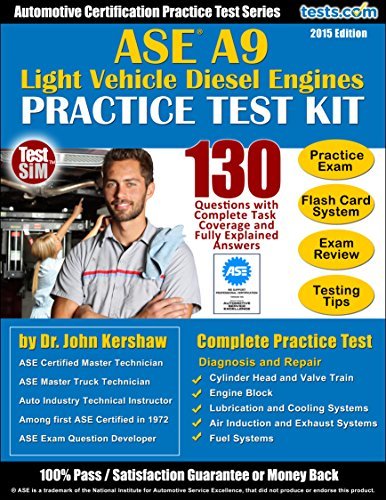 ASE A9 Light Vehicle Diesel Engines - Practice Test Kit: Automotive ...