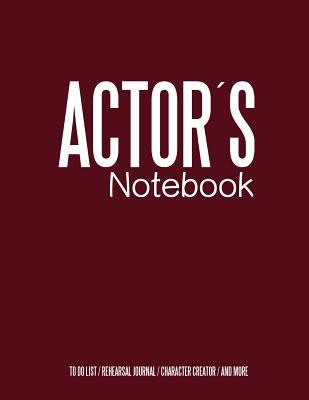 Actors Notebook: Cinema Notebook for Cinema Artists by Juan Sebastian ...