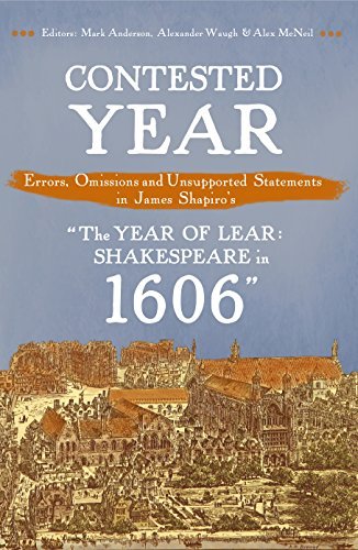 Contested Year: Errors, Omissions and Unsupported Statements in James ...