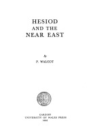 Hesiod and the Near East by Peter Walcot | Goodreads