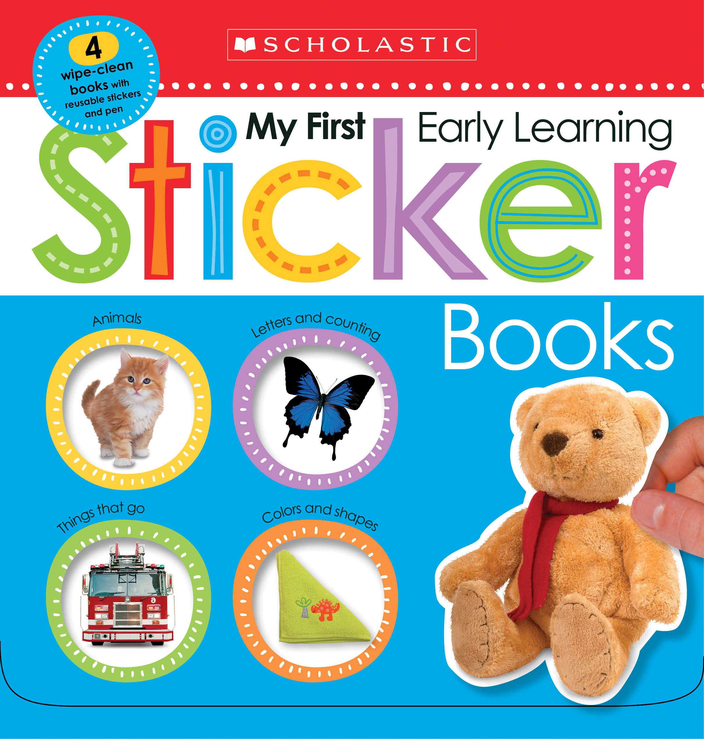 My First Early Learning Sticker Books Box Set by Scholastic Inc ...