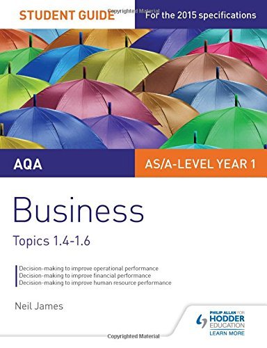Aqa As/A Level Business Student Guide 2: Topics 1.4-1.6 by Neil James ...
