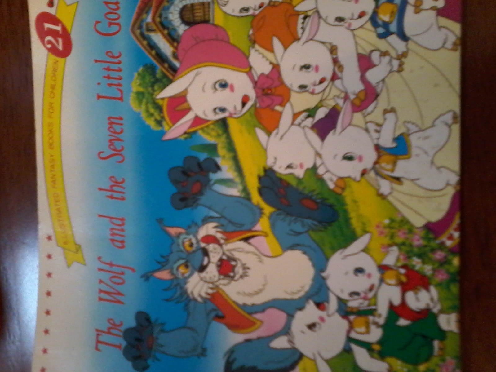 The Wolf and The Seven Little Goats (Illustrated Fantasy Book For ...