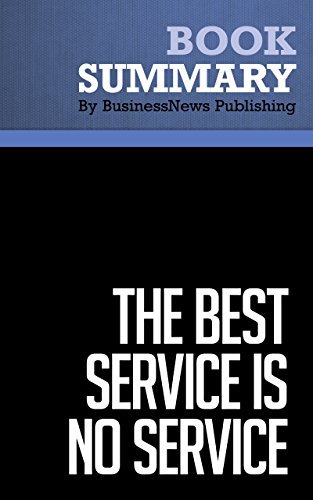 Summary: The Best Service Is No Service: Review and Analysis of Price ...