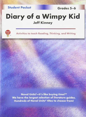 Diary Of a Wimpy Kid - Student Packet by Novel Units by Novel Units ...